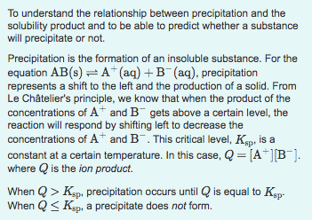 Example of precipitate equation - caddybatman