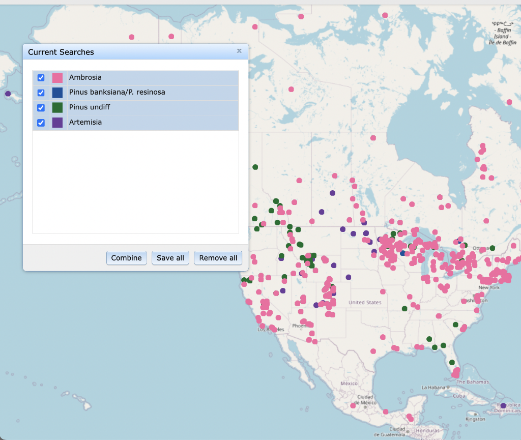 Part 1: Plot pollen distributions: Plot three pollen | Chegg.com