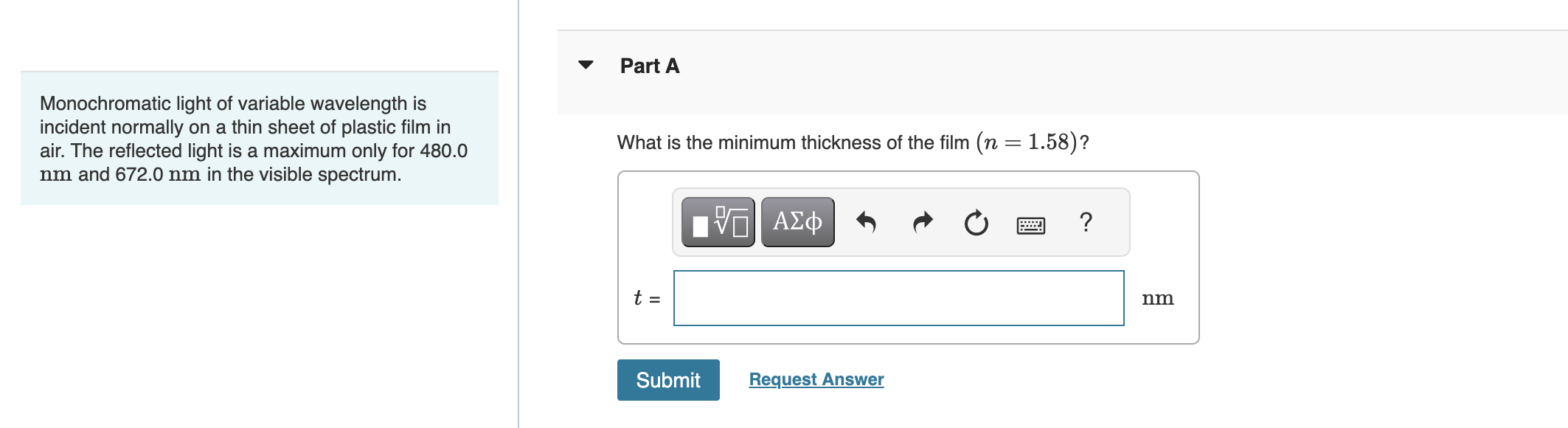 Solved Monochromatic light of variable wavelength is | Chegg.com