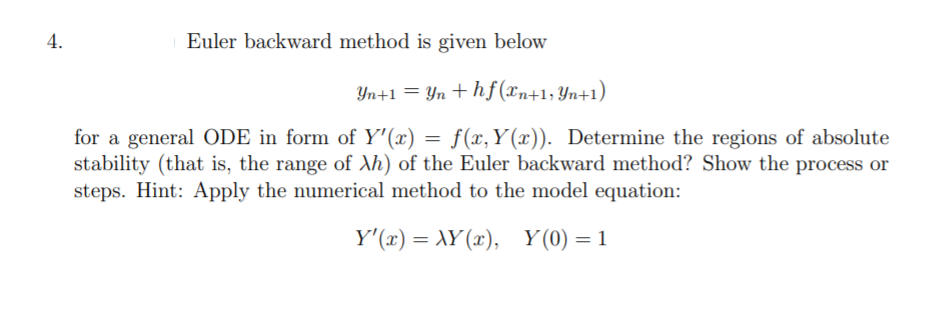 Solved NUMERICAL ANALYSIS CLASS. For reference: Elementary | Chegg.com