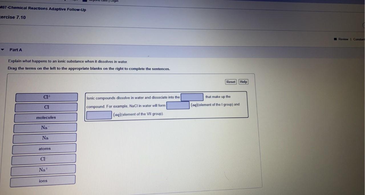 Solved Login MO7-Chemical Reactions Adaptive Follow-Up | Chegg.com