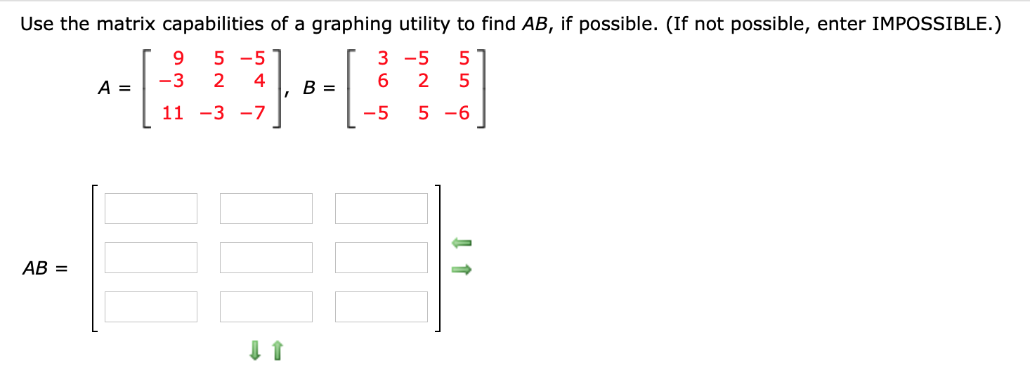 Solved Use the matrix capabilities of a graphing utility to | Chegg.com