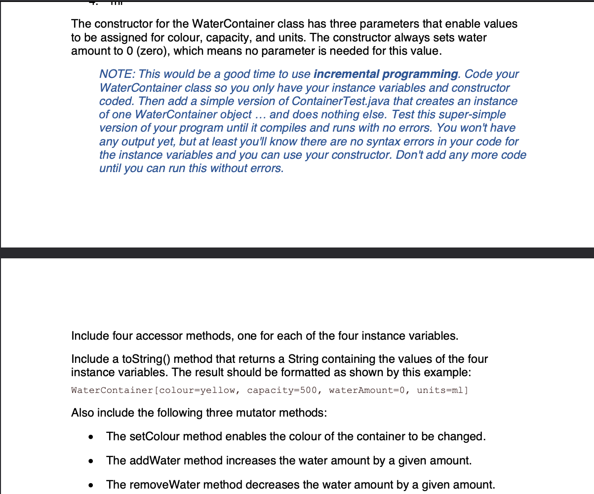 Solved Part A: Water Containers The following picture shows | Chegg.com