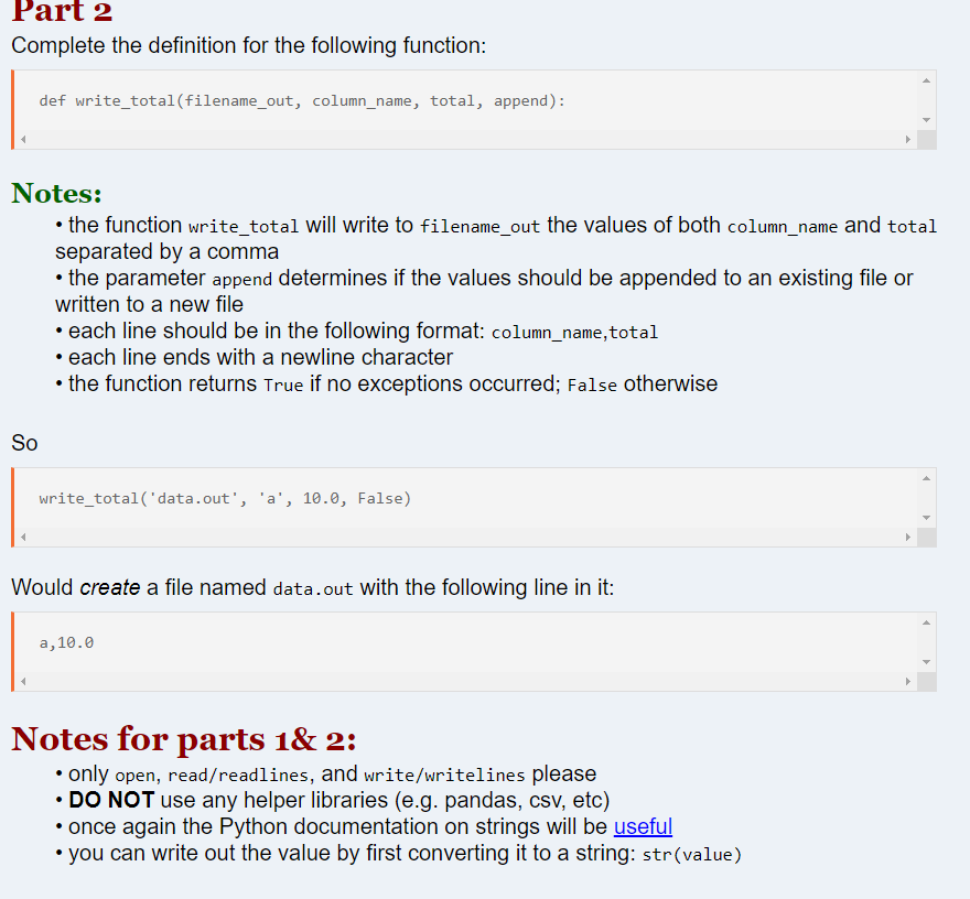 Solved Part 2 Complete the definition for the following | Chegg.com