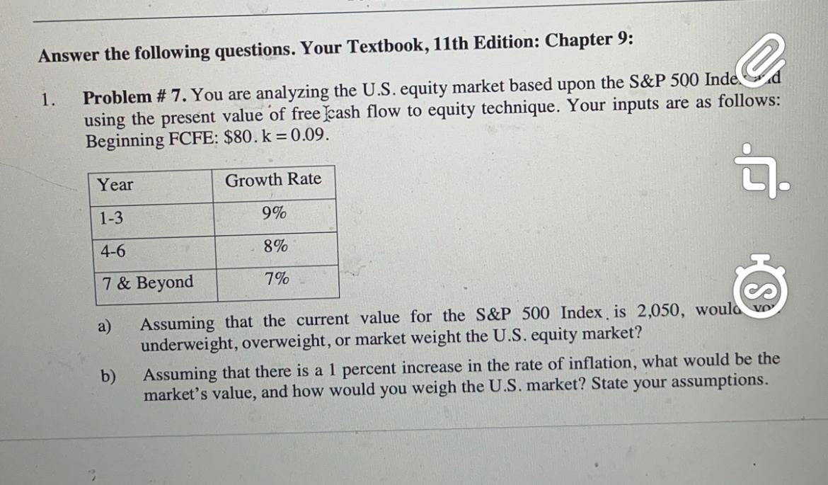 Solved Answer the following questions. Your Textbook, 11th | Chegg.com
