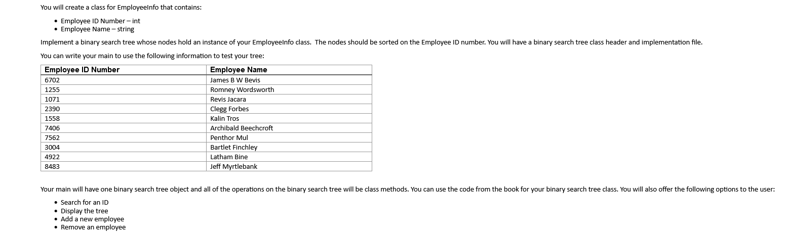 Solved Write in C++ and write new code, please. NOTE – The | Chegg.com
