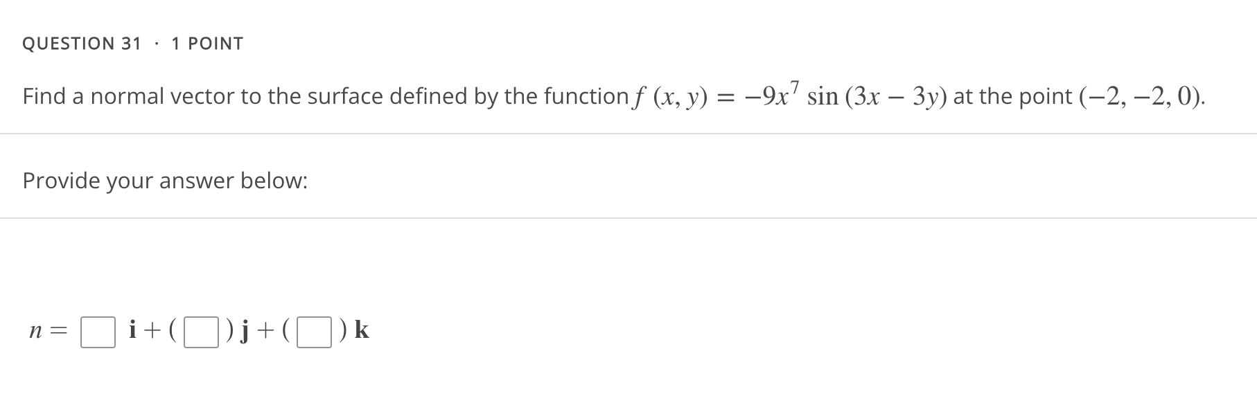 Solved \r\n\r\n\r\n\r\n\r\n\r\nQUESTION 37 · 1 POINT Find | Chegg.com