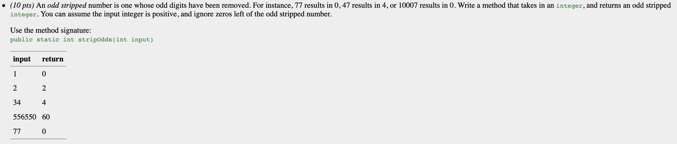 Solved integer. You can assume the input integer is | Chegg.com