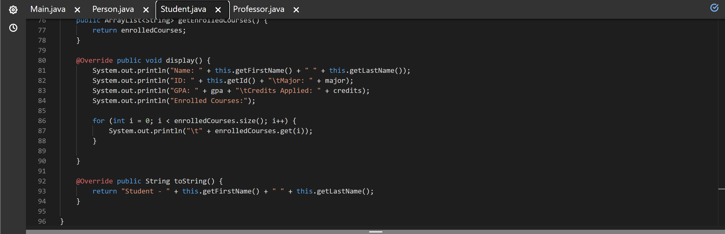 ITSC 1213 - Abstraction and Interfaces ***Please | Chegg.com