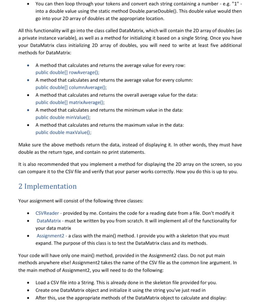 Solved Please see attached pics for the assignment specs for | Chegg.com