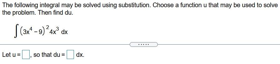 Solved The following integral may be solved using | Chegg.com