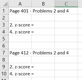 Solved Use the STANDARDIZE function in Excel to calculate | Chegg.com