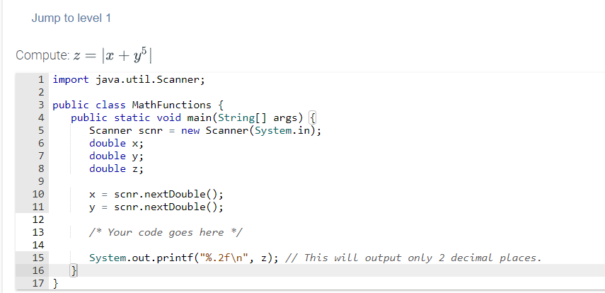 Solved IN JAVA CODE: import java.util.Scanner; public | Chegg.com