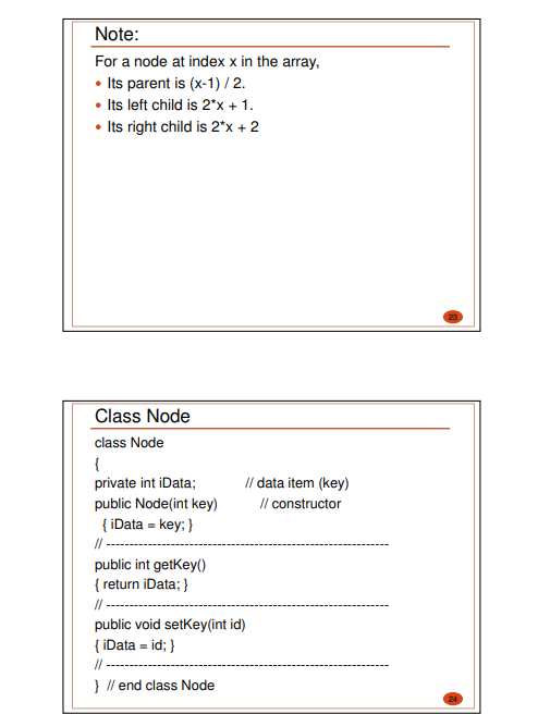 Using Heap Code explained in the lecture and | Chegg.com