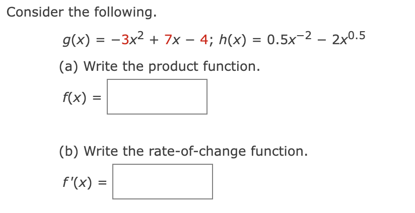 Solved Evaluate h′(1) where h(x)=f(x)⋅g(x) given the | Chegg.com