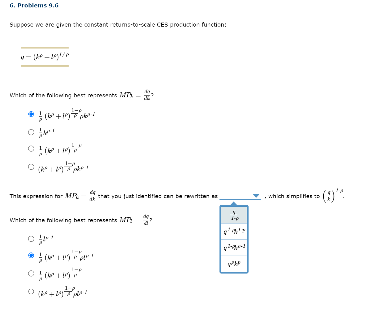 Suppose we are given the constant returns-to-scale | Chegg.com