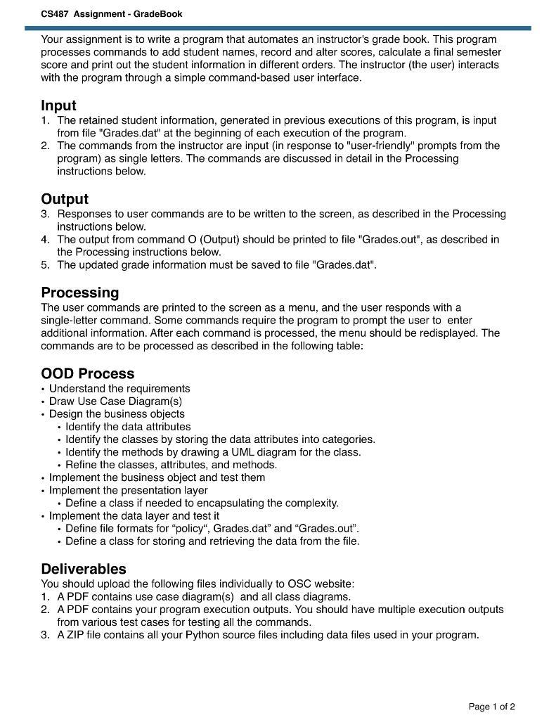 Solved Your assignment is to write a program that automates | Chegg.com