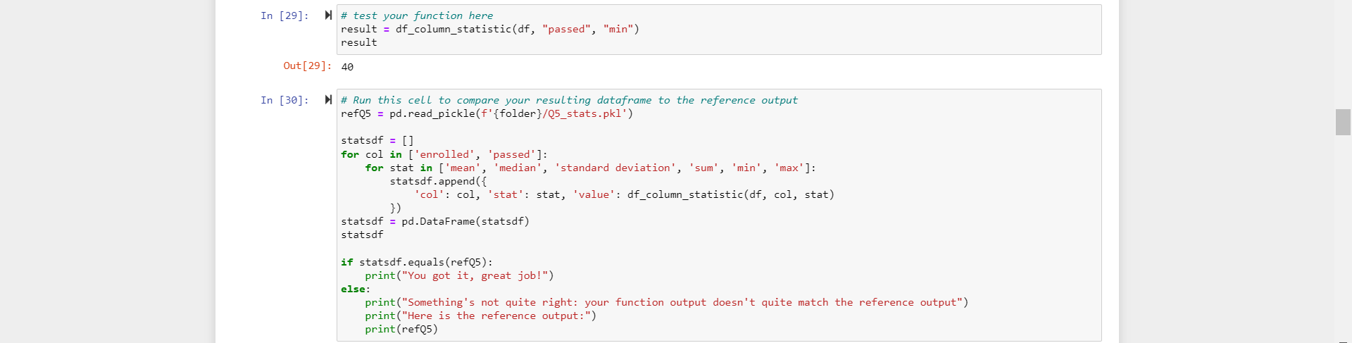 Q1a: Create a dataframe from a list of dictionaries | Chegg.com