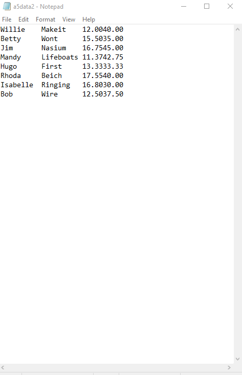 Solved COMSC 110 - Programming Assignment 5 - Spring 2022 | Chegg.com