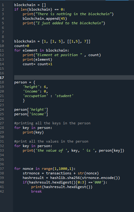 Solved add a comment line for each line of code : For each | Chegg.com