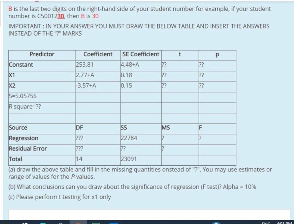 Solved B is the last two digits on the right-hand side of | Chegg.com