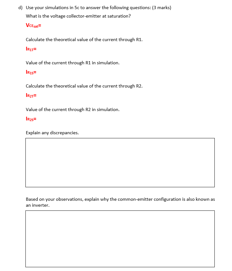 Solved 5. BJT transistors (20 marks) Before attempting this | Chegg.com