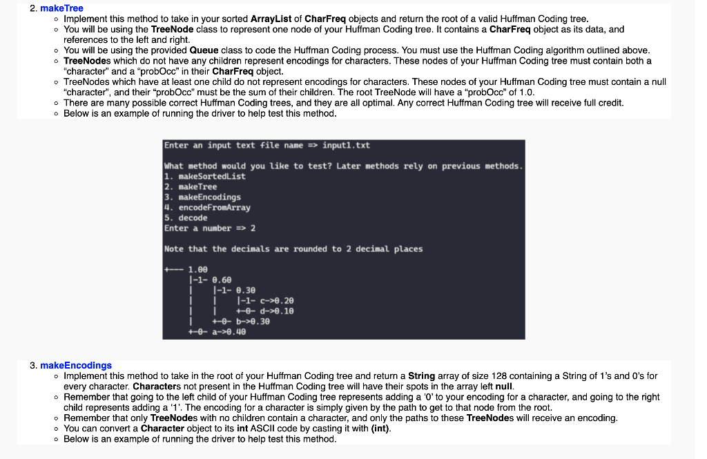 Huffman Coding - 100 course points The purpose of | Chegg.com