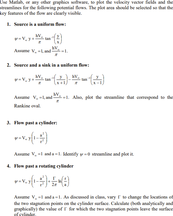 Solved Use Matlab, or any other graphics software, to plot | Chegg.com