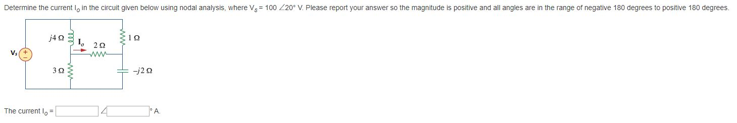 Solved Determine the current loin the circuit given below | Chegg.com