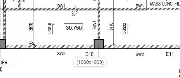 A square column E10 A square pad footing supporting | Chegg.com