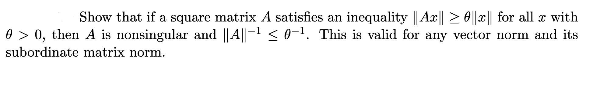 Solved Show that if a square matrix A satisfies an | Chegg.com