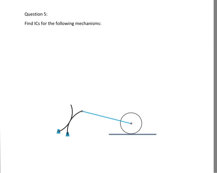 Solved Find ICs for the following mechanisms: | Chegg.com