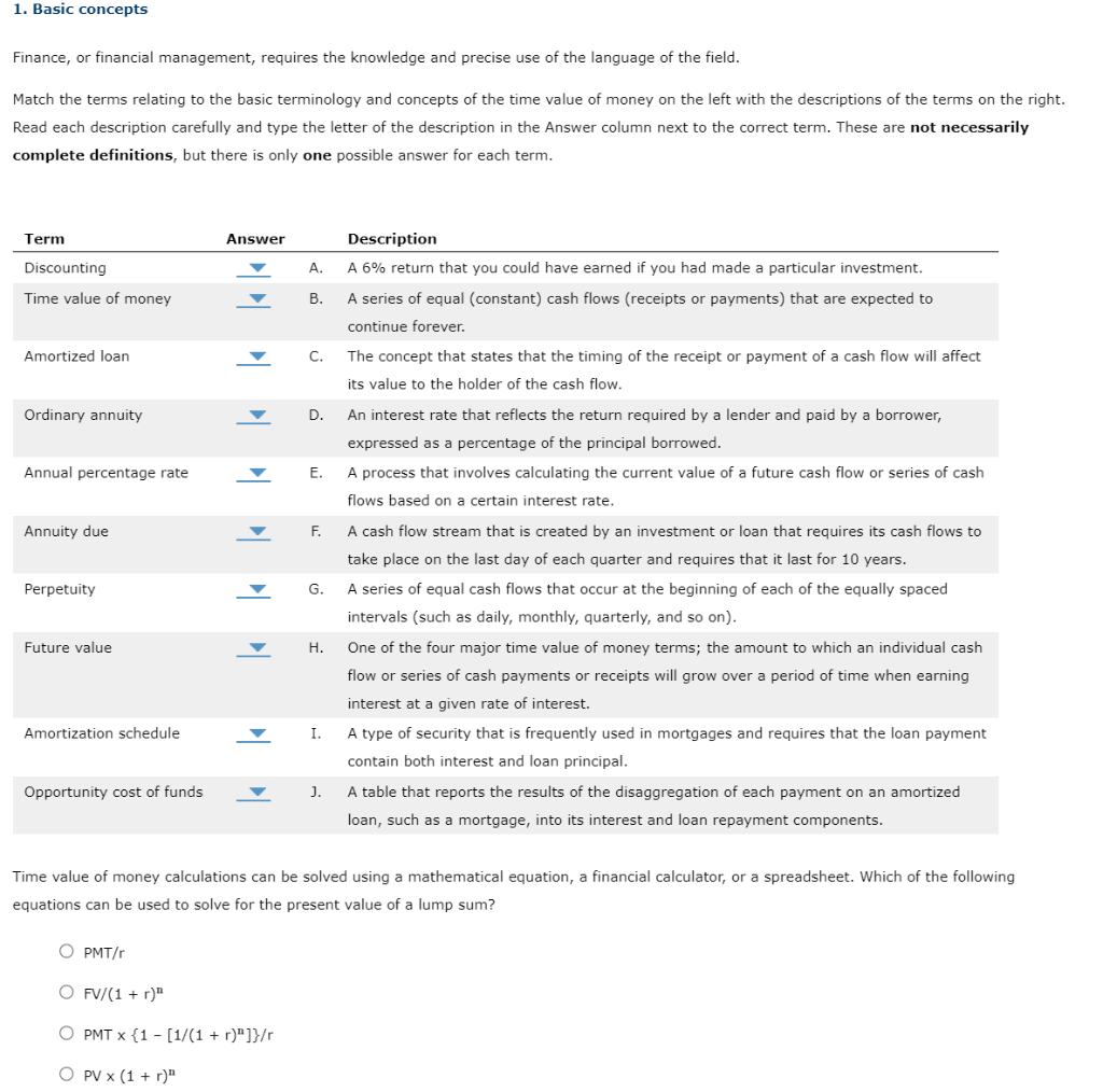 Solved Finance, or financial management, requires the | Chegg.com