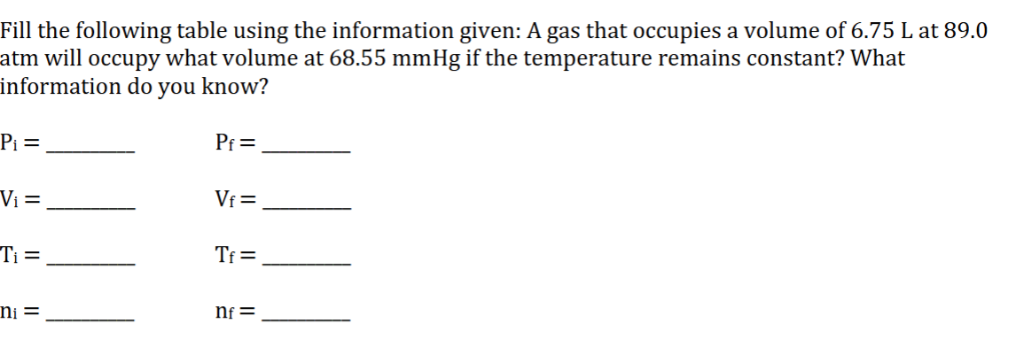 Solved by an EXPERT Fill the following table using the information given: | Chegg.com
