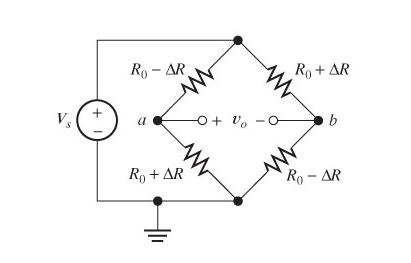 Solved The Wheatstone bridge circuit configuration is often | Chegg.com
