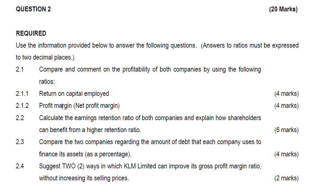 Solved INFORMATION Extracts for the year ended 31 December | Chegg.com