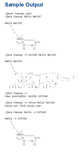 Solved Specification Students will construct two classes: a | Chegg.com