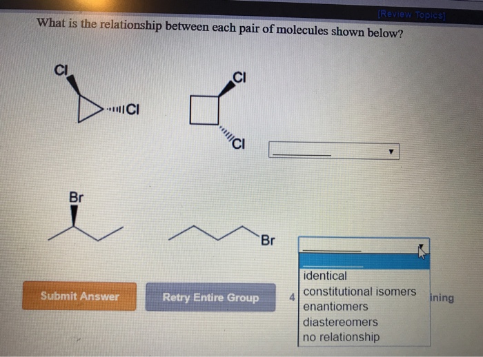 Solved Renen Top What is the relationship between each pair | Chegg.com