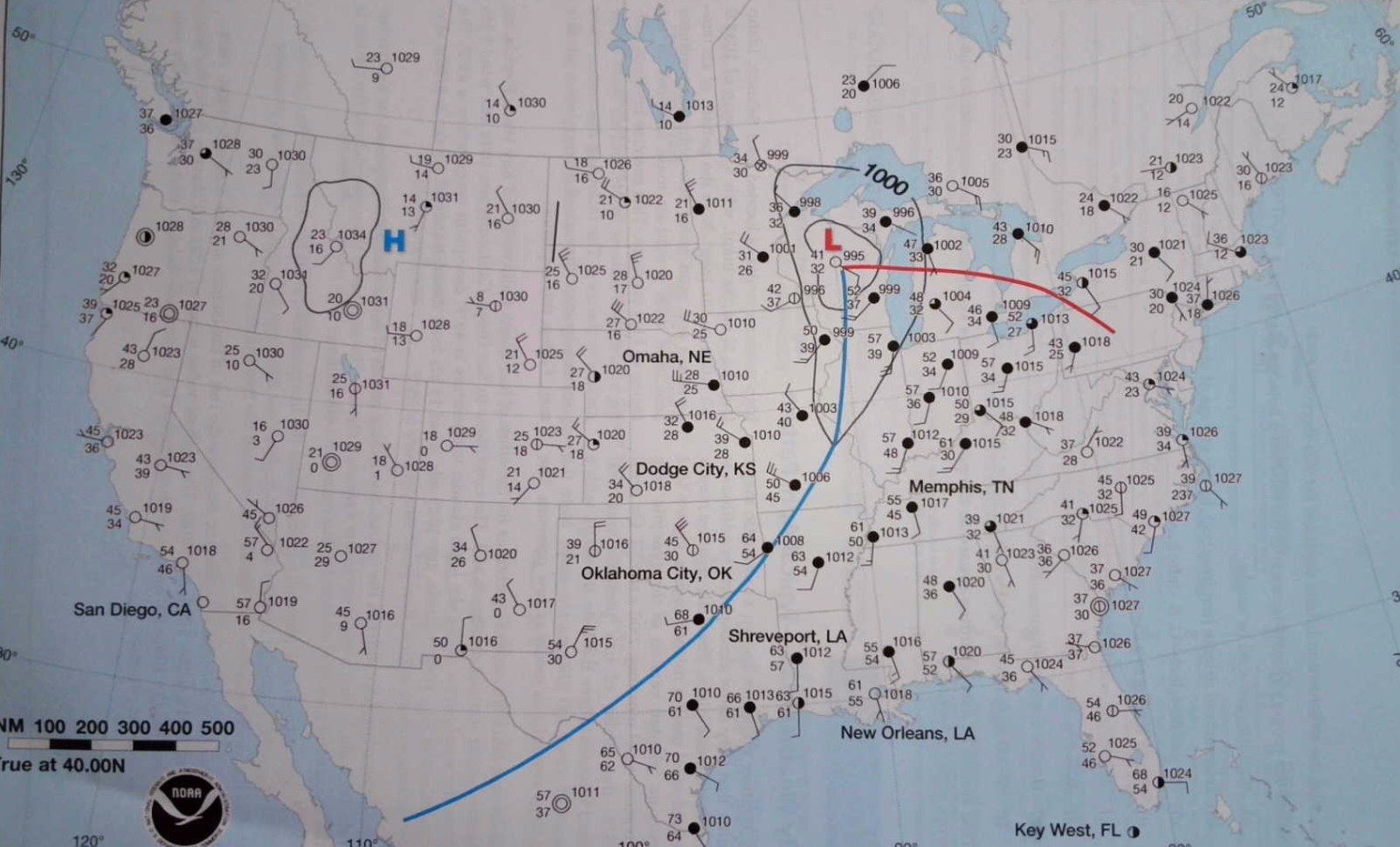 Draw and label isobars as demonstrated in class: The | Chegg.com