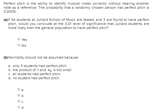 Solved Perfect pitch is the ability to identify musical | Chegg.com