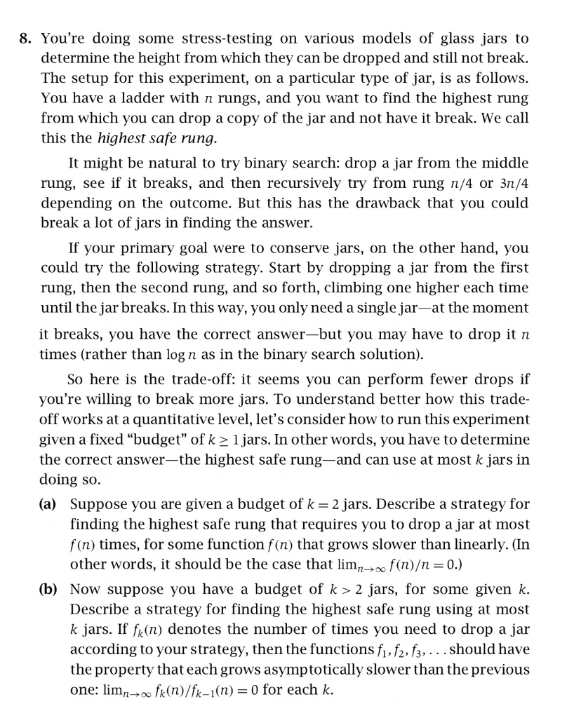 Solved 8. You're doing some stress-testing on various models | Chegg.com