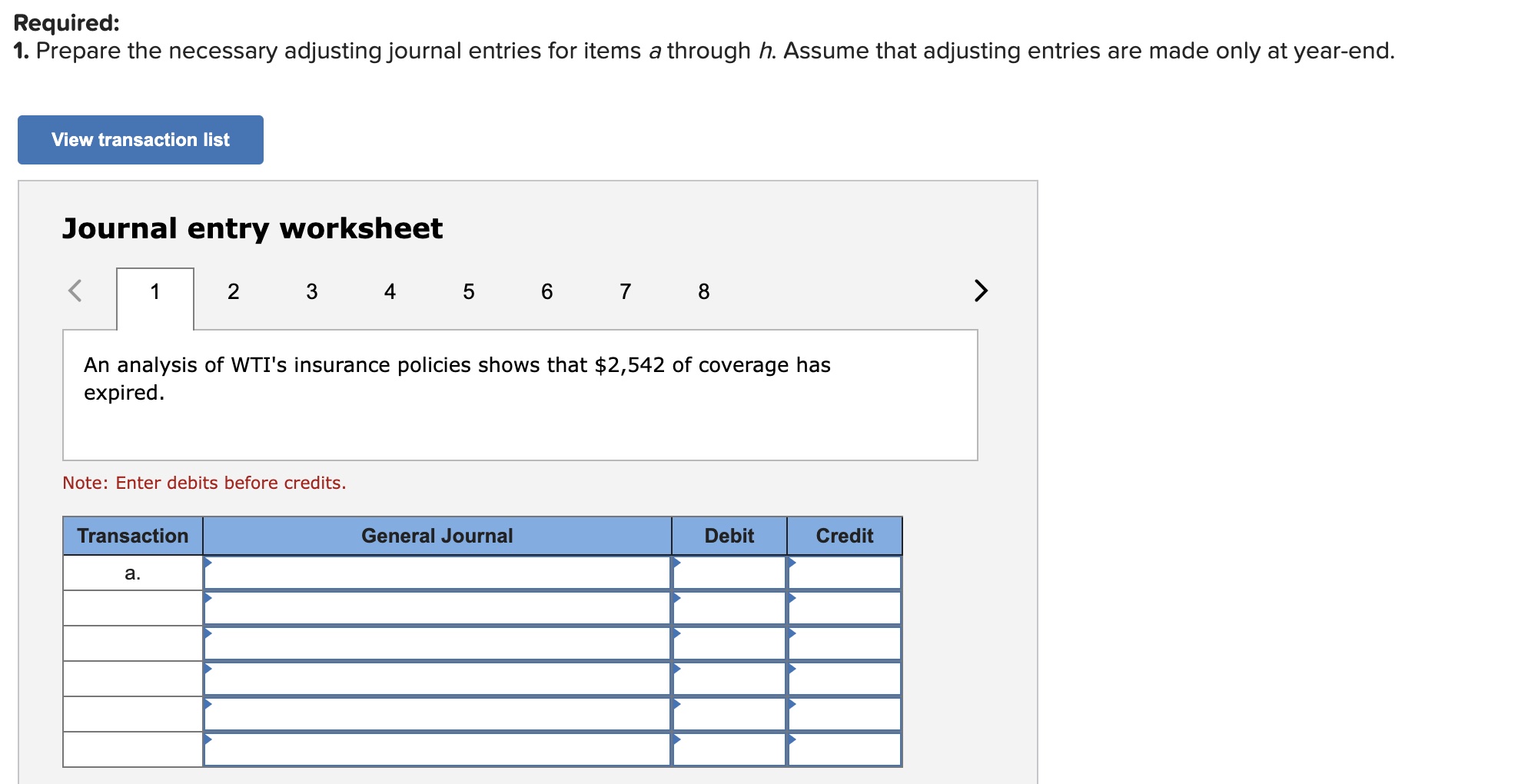 Solved Required: 1. Prepare the necessary adjusting journal | Chegg.com