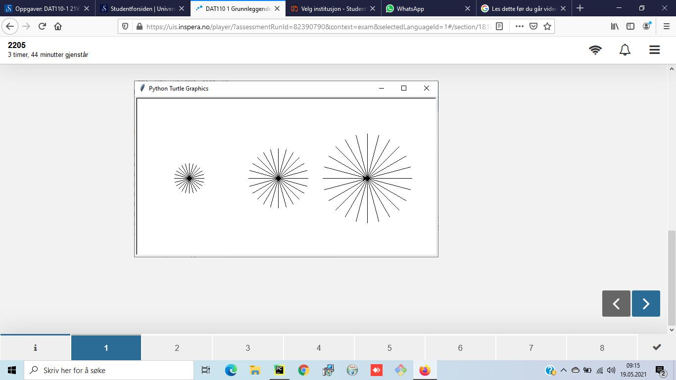 Solved Exercise 1 Use of function Given the "star" | Chegg.com