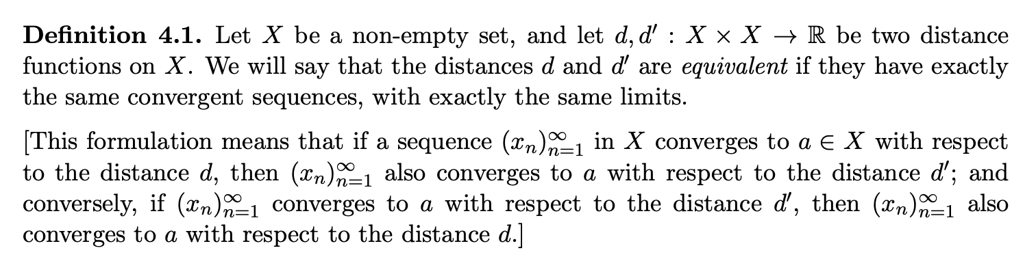 Solved Definition 4.1. Let X be a non-empty set, and let | Chegg.com