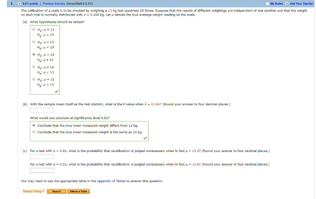 Solved 9. 0.4/1 points | Previous Answers DevoreStat9 | Chegg.com