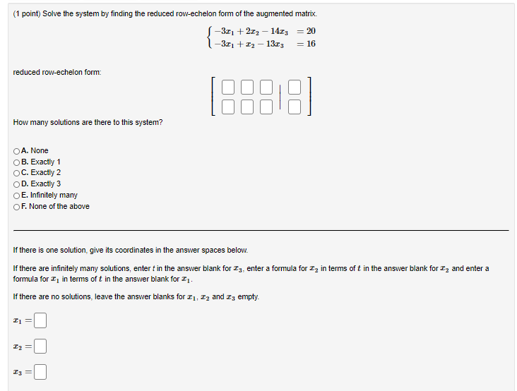 Solved Section 1.2 Row Echelon Form: Problem 5 Previous | Chegg.com