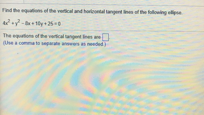 Solved Find the equations of the vertical and horizontal | Chegg.com