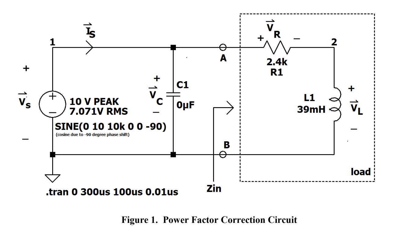 Solved 1. Use RMS values for all phasors. Note that ammeters | Chegg.com