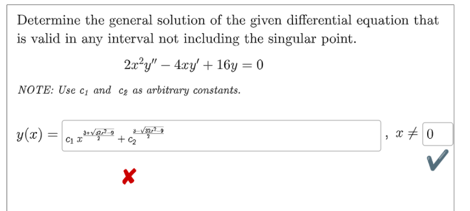 Solved Determine the general solution of the given | Chegg.com
