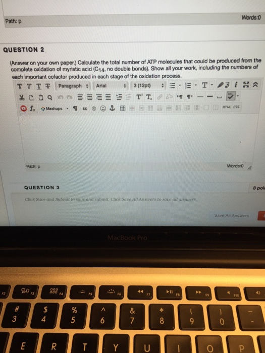 Solved Calculate the total number of ATP molecules that | Chegg.com